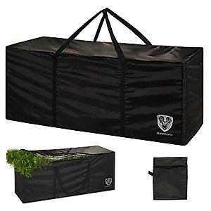 RUMIDOPH Christmas Tree Storage Bag, Outdoor Cushion Storage Bag 65 Inch Waterproof Extra Large Patio Cushion Storage Bags with Zipper, Xmas Tree Bag Holder
