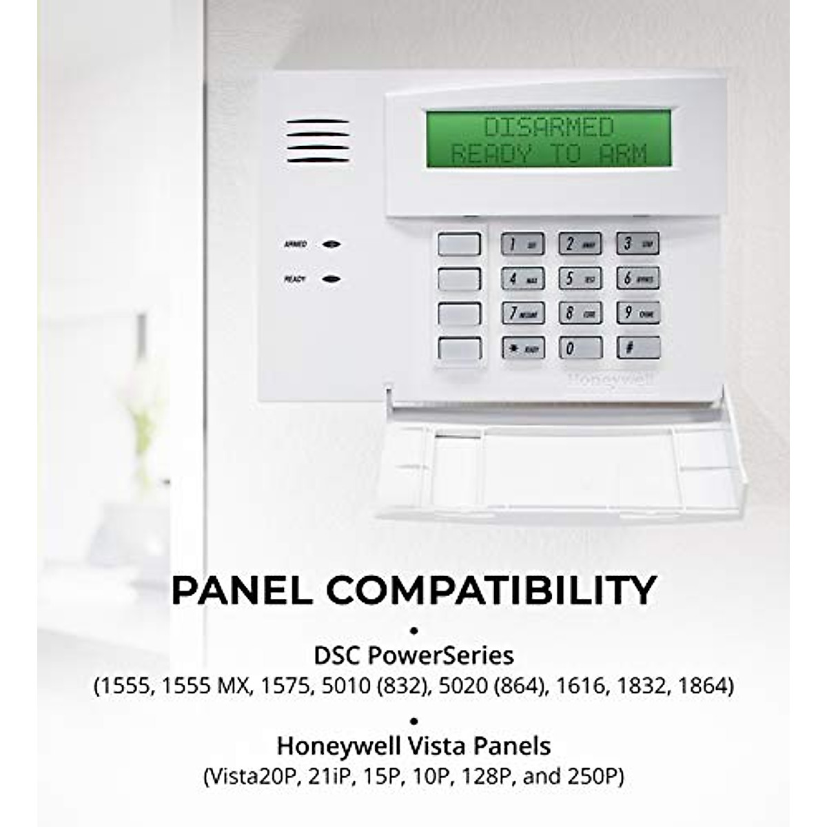 EyezOn Envisalink EVL-4EZR IP Security Interface Module for DSC and Honeywell (Ademco) Security Systems, Compatible with Alexa