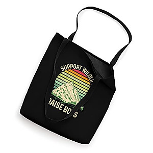 Support Wildlife Raise Boys Scout Camping Tote Bag