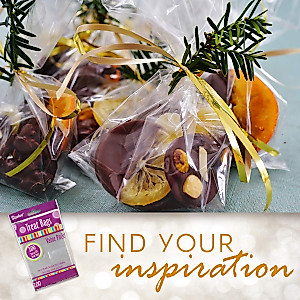 Darice Value Pack, 3 x 4.7 inches, 200 Pieces Treat bags, clear/transparent (Package May Vary)