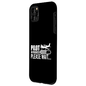 iPhone 11 Pro Max Pilot In Progress Airplane Aircraft Aviation Pilot Case