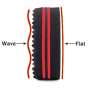 AIR TREE Magic Barber Sponge Brush Twist Hair For Wave,Dreadlock,Coils,Afro Curl As Hair Care Tool 2.8 IN Hole Diameter Suitable For Curly Hair (1 PCS) Small Holes