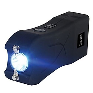 Runt 20 Million Volt Rechargeable BLACK Self Defense Hand Stun Gun with Holster