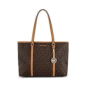 Michael Kors Large Sady Carryall Shoulder bag (Brown Pvc)