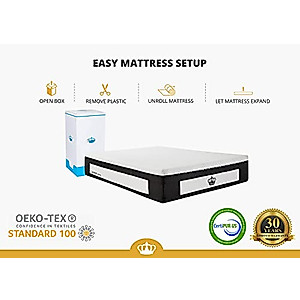 DynastyMattress LaComfort 14-Inch, HD Gel Memory Foam Mattress Bed (Twin XL)