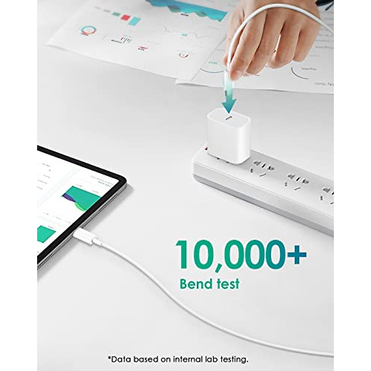 iPhone Charger Fast Charging, [Apple MFi Certified] Fast Charger 20W PD USB C Wall Charger with 6FT Type C to Lightning Cable Compatible with iPhone 14 13 12 11 Pro Max/Pro/XS Max/XS/XR/X, iPad