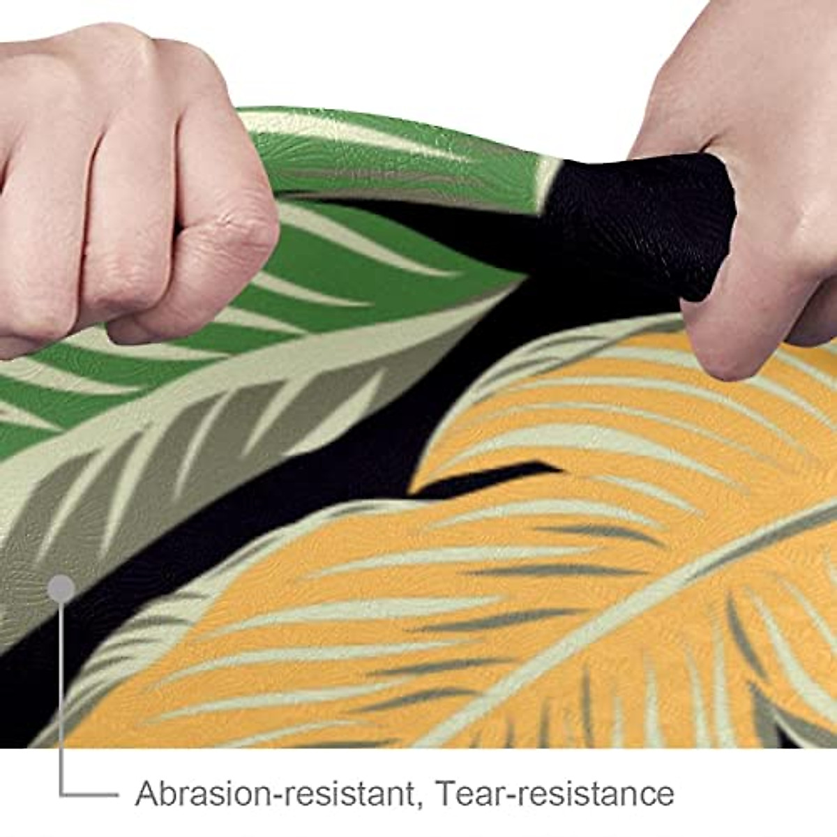 Yoga Mat, Yoga Mats for Home Workout, Workout Mat, Exercise Mats, Pilates Mat, Color Leaves Pattern