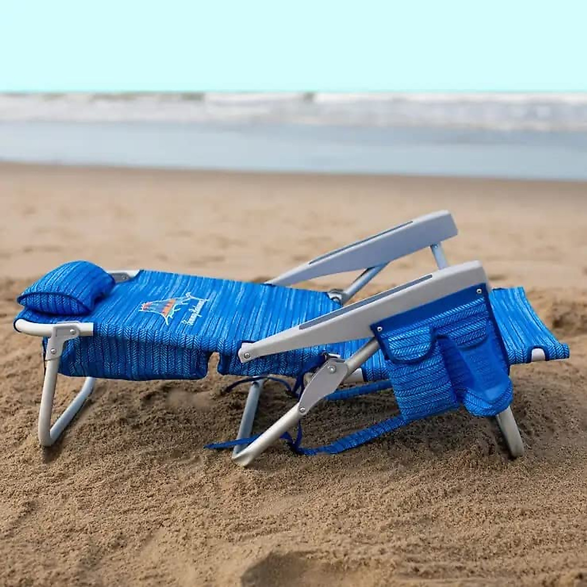 Tommy Bahama Beach Chairs Blue Color 2pk