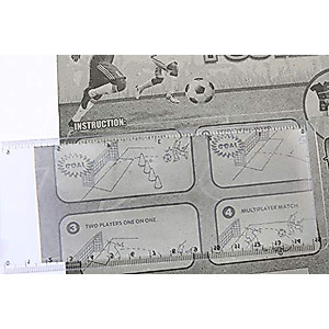 Magic&shell Magnifier Bookmark 2PCS Blue Magnifying Fresnel Lens Bookmarks with 6Inch Ruler