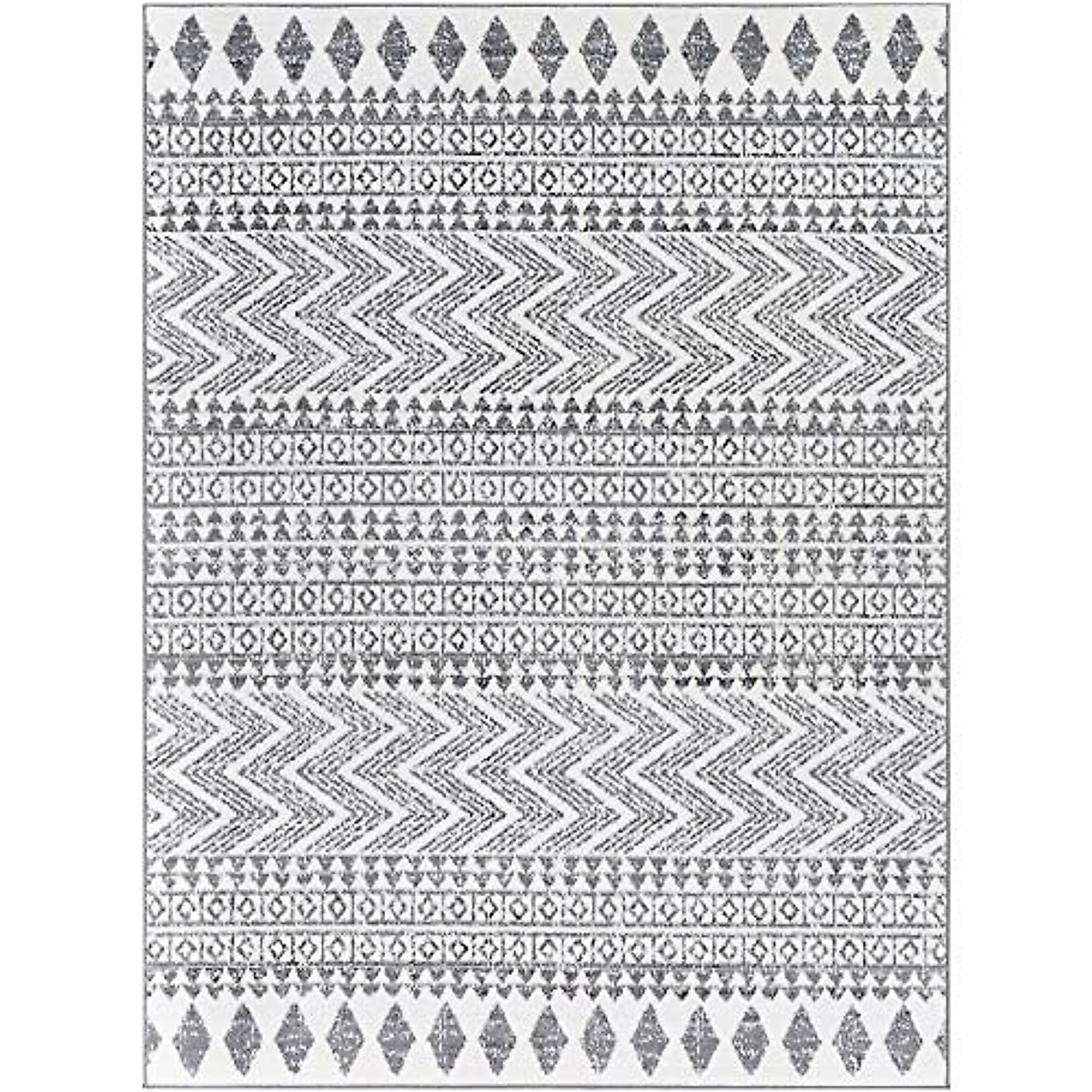 Artistic Weavers Calliope Bohemian Moroccan Area Rug,5'3" x 7',Grey