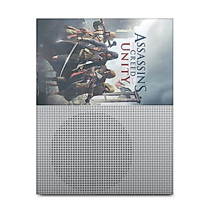 Head Case Designs Officially Licensed Assassin's Creed Game Cover Unity Key Art Matte Vinyl Sticker Gaming Skin Decal Cover Compatible With Xbox One S Console and Controller Bundle