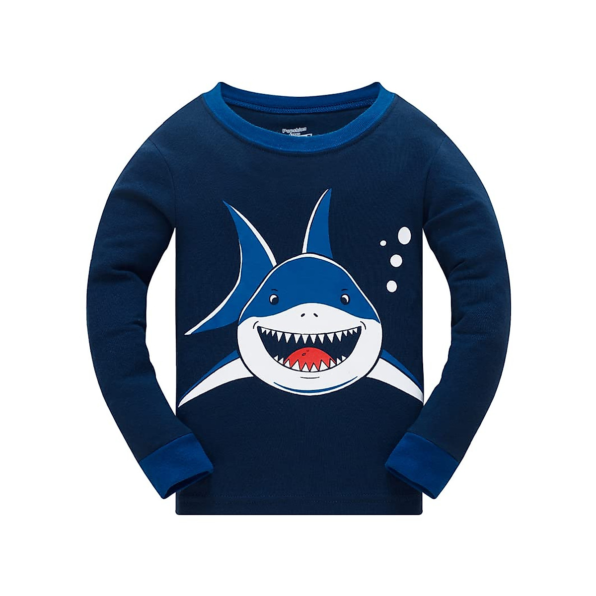 Boys Pajamas Set Shark 100% Cotton Long Sleeve Toddler Kids Pjs 2 Piece Children Sleepwear Size 6t