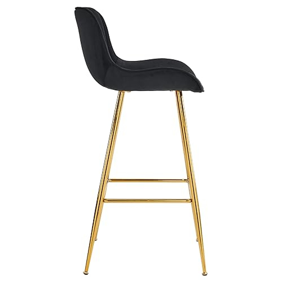 Sidanli Black Bar Stool with Seat Height - 29 Inch