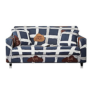 Couch Cover Elastic Geometric Patterns Sofa Cover Slipcovers Sofa Slipcover Home Decoration Sofa Protector A8 4 Seater