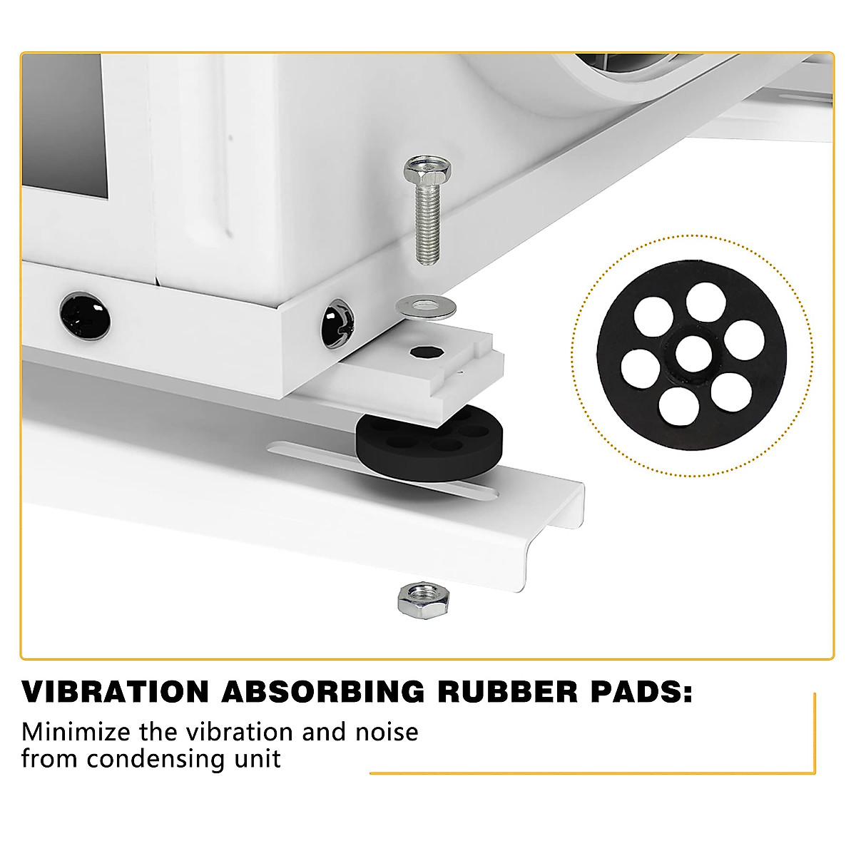 LBG Products Mini Split Wall Mounting Bracket,Air Conditioner Support Bracket for 9000-18000 Btu,Ductless Heat Pumps,HVAC Systems,Compressors,Air Conditioner Units Support up to 350lbs