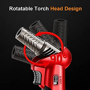 Cocktail Smoker Kit with Torch,include 4 Packs of Wood Chips for Whiskey and Bourbon. Infuse Cocktails, Whiskey, Cheese, Salad, Wine, and meats. Gifts for Your Friends, Husband, Dad. （No Butane Gas）