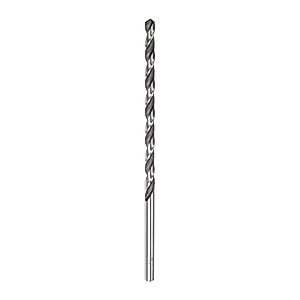HARFINGTON 6542 High-Speed Steel Twist Drill Bit, 6.2mm Drill Bit 160mm Length Extended Straight Shank Black Oxide Ground Drill Bit for Steel Aluminum Alloy