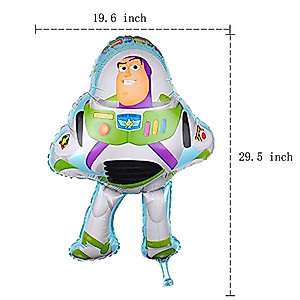 5PCS Story Balloon Party Supplies 30" Foil Balloons for Kids Baby Shower Birthday Party Decorations