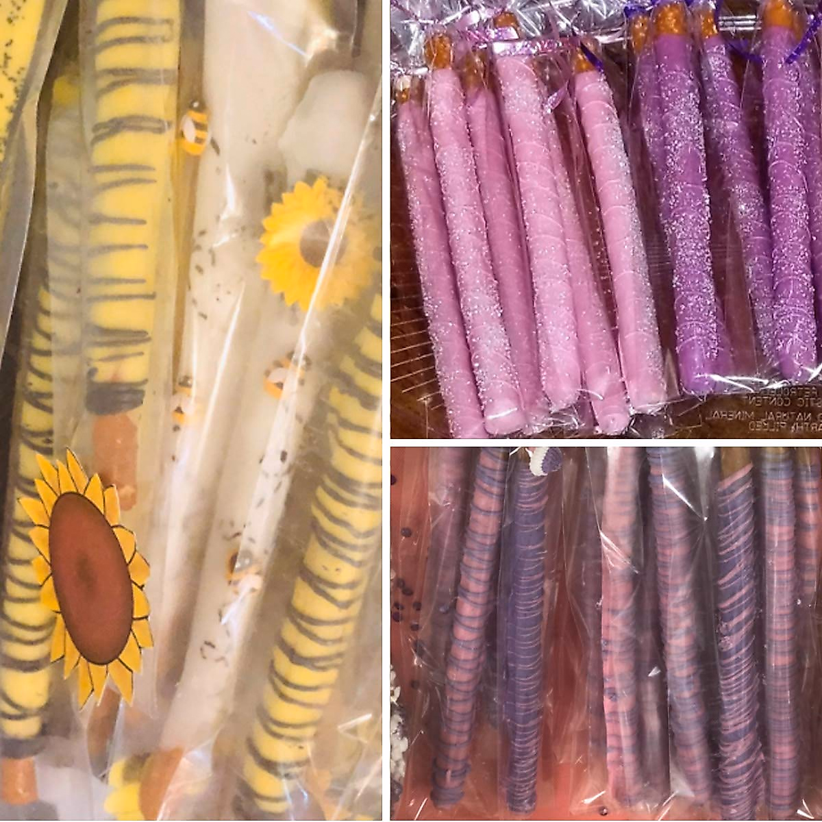 Pretzel Bag 200 PCS Clear Pretzel Rod Bags 2 x 10.8 Inch Self Adhesive Bag Clear Flat Treat Bags for Donut Bars Candy (2 x 10.8 Inch)