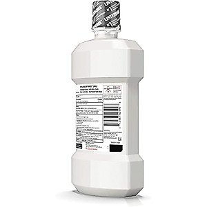 Listerine Whitening Plus Restoring Fluoride Rinse Clean Mint 946 mL (Pack of 2)