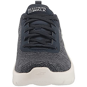 Skechers Women's GO Walk Flex-Dazzling Smile Sneaker, Navy, 6