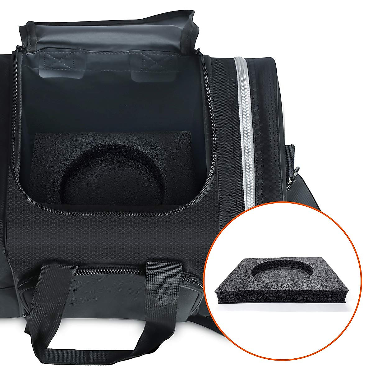 Mangrove Padded Bowling Ball Bag - Fits Shoes, Ball and Accessories (Black)