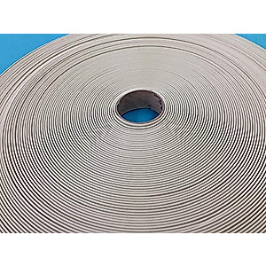 NickHouse 2" x20' ft Vinyl Outdoor Patio Lawn Furniture Repair Strap Strapping Matte Finish (White) + 20 Free Rivets!