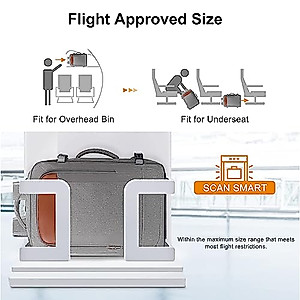 CLUCI Travel Backpack for Women Men,Carry on Backpack Flight Approved with 3 Packing Cubes, Luggage Suitcase Hiking Backpack Water Resistant Rucksack Casual Daypack Traveling Essentials Grey