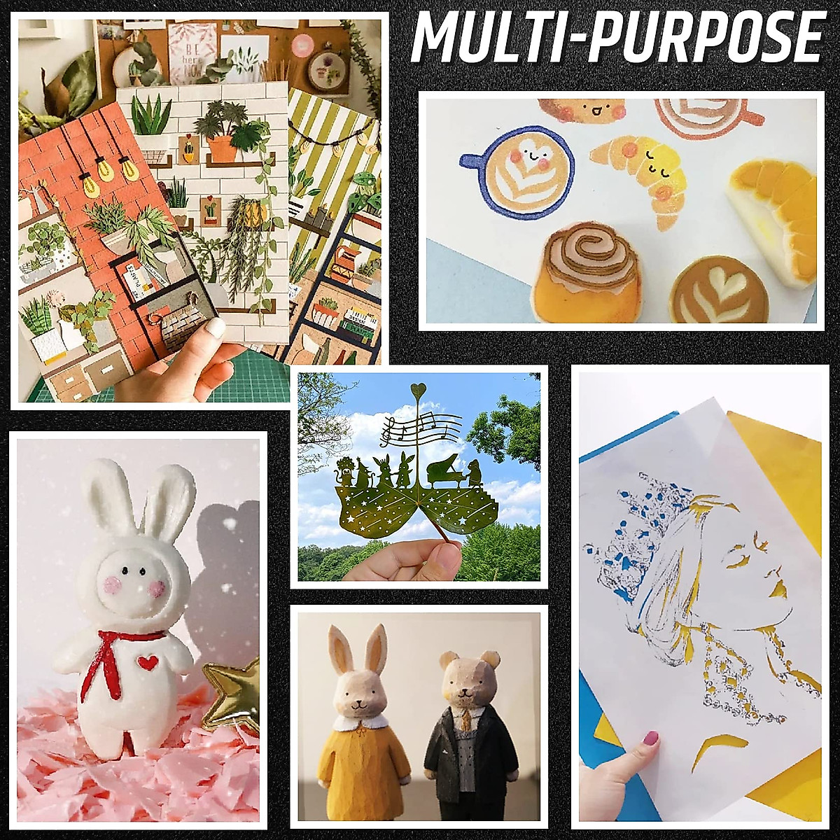 DIYSELF 16-Piece Craft Knife Set, Exacto Knife Set, 3-Piece Hobby Knife with 10-Piece Exacto Knife Blades, Precision Art Knife for Pumpkin Carving, Modeling, Exactly Knife