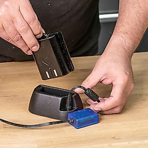 Trend Airshield Pro Full Face Shield w/ Battery Cradle Bundle - Complete Dust Protection and Recharging Solution, AIR/PRO/D3