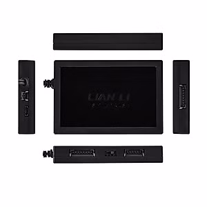 Lian Li Strimer Plus V2 24 Pin (PW24-PV2) -Addressable RGB Power Extension Cable (Strimer L-Connect 3.0 Controller Included) - for Motherboard Connector, PW24-PV2 BLACK