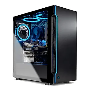 Skytech Gaming Shadow 3.0 Gaming Computer PC Desktop - Ryzen 5 3600 6-Core 3.6GHz, GTX 1660 Super 6G, 1TB SSD, 16GB DDR4 3000, AC WiFi, Windows 10 Home 64-bit, Black
