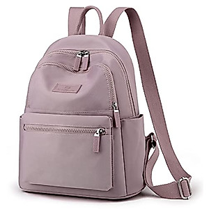 Collsants Small Backpack for Women Mini Backpack Small Backpack Purse Nylon Day Packs (Light Purple)