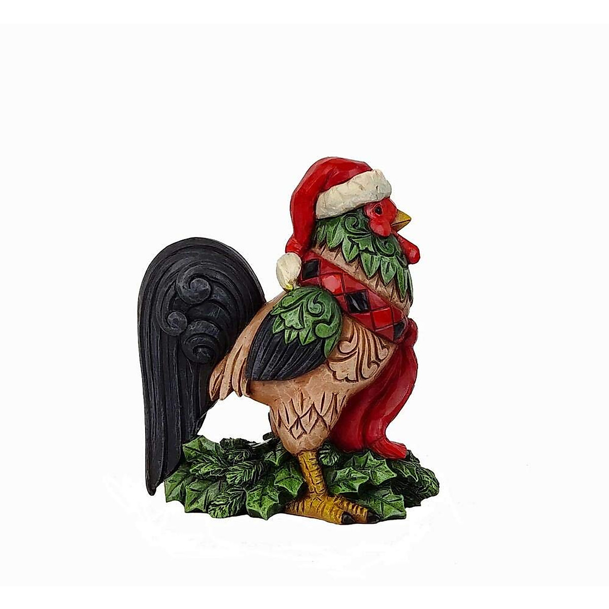 Enesco Jim Shore Country Living Country Christmas Rooster Figurine 6009126