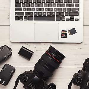 Ritz Gear 512GB High-Speed SDXC UHS-I SD Card, C10, U3, V30, Full-HD & 4K Memory Card