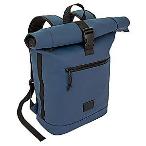 X RAY Expandable Roll Top Waterproof Trendy Backpack With Laptop Pocket, One Size, Navy