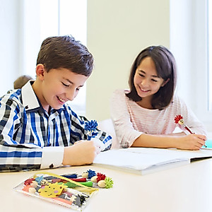 3-in-1 Stylus Pen Screen Cleaner Ballpoint Pen for School and Office Mop Head Pen with Pen Case (24)