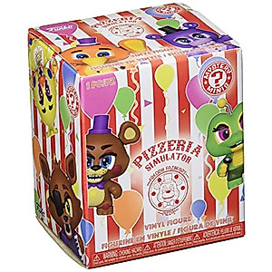 Funko Mystery Mini Blind Box: Games: Five Nights at Freddy's (FNAF) 6: Pizzeria Simulator: PDQ - Rockstar Foxy - (CDU 12) - FNAF Pizza Simulator - Collectible Vinyl Figure - Gift Idea and Display