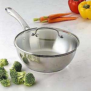 Sauce Pan with Lid by Cuisinart, 3 Quart Chef's Pan, Stainless Steel, 8335-24