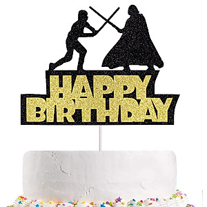 Anxdh alien war cake top hat decoration children birthday party decoration, alien war children theme party