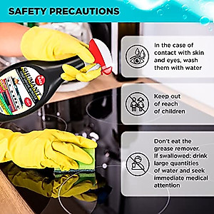 BAGI SHUMANIT - Cold Grease Remover. Spray for The immediate Removal of Stubborn and Burnt fats/Grease