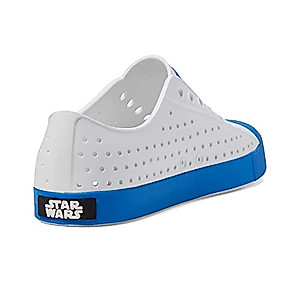 Native Shoes Jefferson Star Wars Print Shell White/Beep Blue/R2d2 Men's 6, Women's 8 Medium