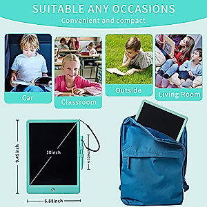 LCD Writing Tablet for Kids,10 Inch Drawing Tablet Doodle Board,Colorful Electronic Drawing Pad,Educational and Learning Kids Toys Gifts for 3 4 5 6 7 8 9 Year Old Boys and Girls Toddlers (Blue)