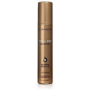 L'ANZA Healing Blonde Rescue, Leave-in Bleach Damage Reconstructor, Renews Strength, Replenishes Moisture, And Protects Hair Color, With Triple UV and heat Protection (5.1 Fl Oz)