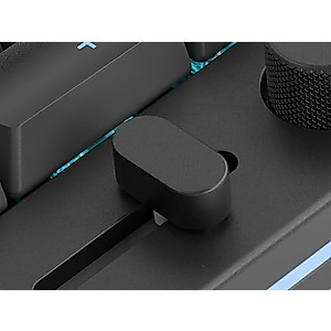 Glorious GMMK Macro Pad - Black Mechanical Numpad - 10 Key USB Keypad - Hotswap, Programmable Volume Knob, RGB Backlit, Wired & Wireless Bluetooth- Gaming Keyboard Number Pad