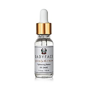 Babyface Instant Tightening Serum - Extra Strength 8% DMAE for Maximum Tightening, Pore Refining, Face Firming, Anti-Aging. Lifts, Smoothes, Resurfaces Dull Skin (0.6 oz)