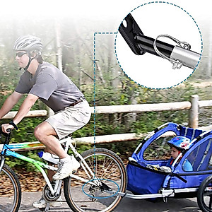 YQBFTC Bike Trailer Coupler Bike Trailer Hitch Connector Bicycle Trailer Attachment for Instep Cycling Adapter Accessories for Trailers,Cargo and Pet Bicycle Trailers