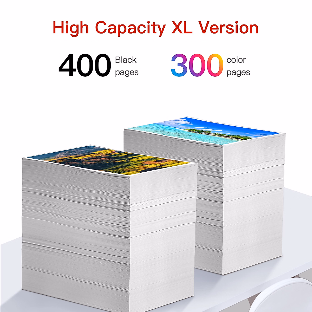 245XL 246XL Combo Pack Replacement for Canon Ink Cartridges 245 and 246 PG-245XL CL-245XL Works with Canon Pixma MG2522 MG2920 MG2922 MX490 MX492 TR4520 TR4522 TS3322 TS3122 (1 Black,1 Tri-Color) 1