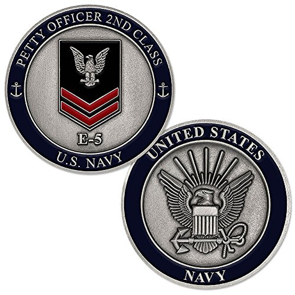 U.S. Navy Petty Officer 2nd Class E-5 Challenge Coin