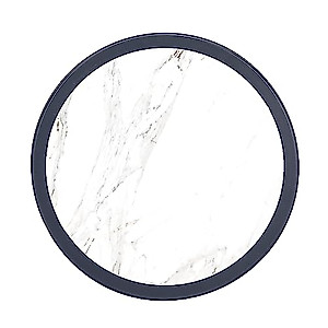 24/7 Shop at Home Finegan Mid-Century Modern Aluminum 3-Piece Bistro Set with Removable Cushions for Outdoor Kitchen, Patio, Pool Area, Gray